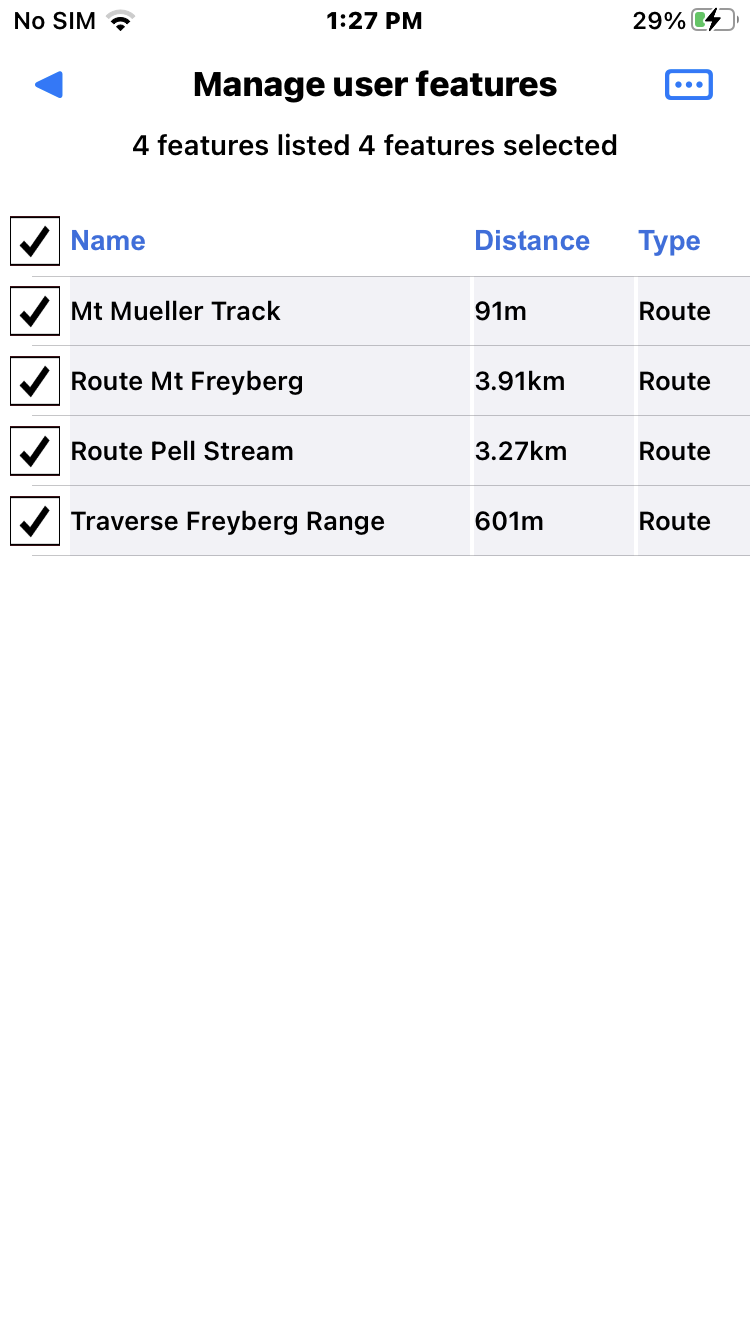 Managing user features in bulk (iPhone) – Dougs Maps