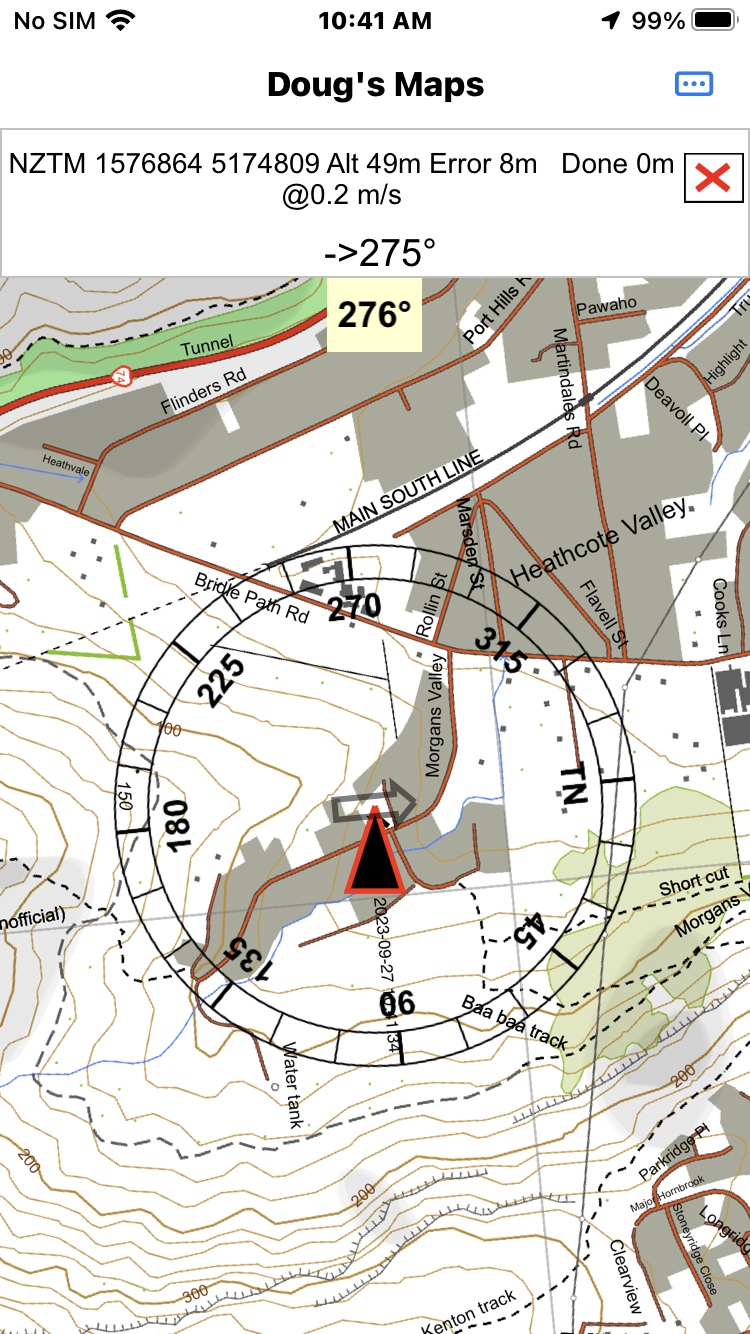 Compass (iPhone) – Dougs Maps