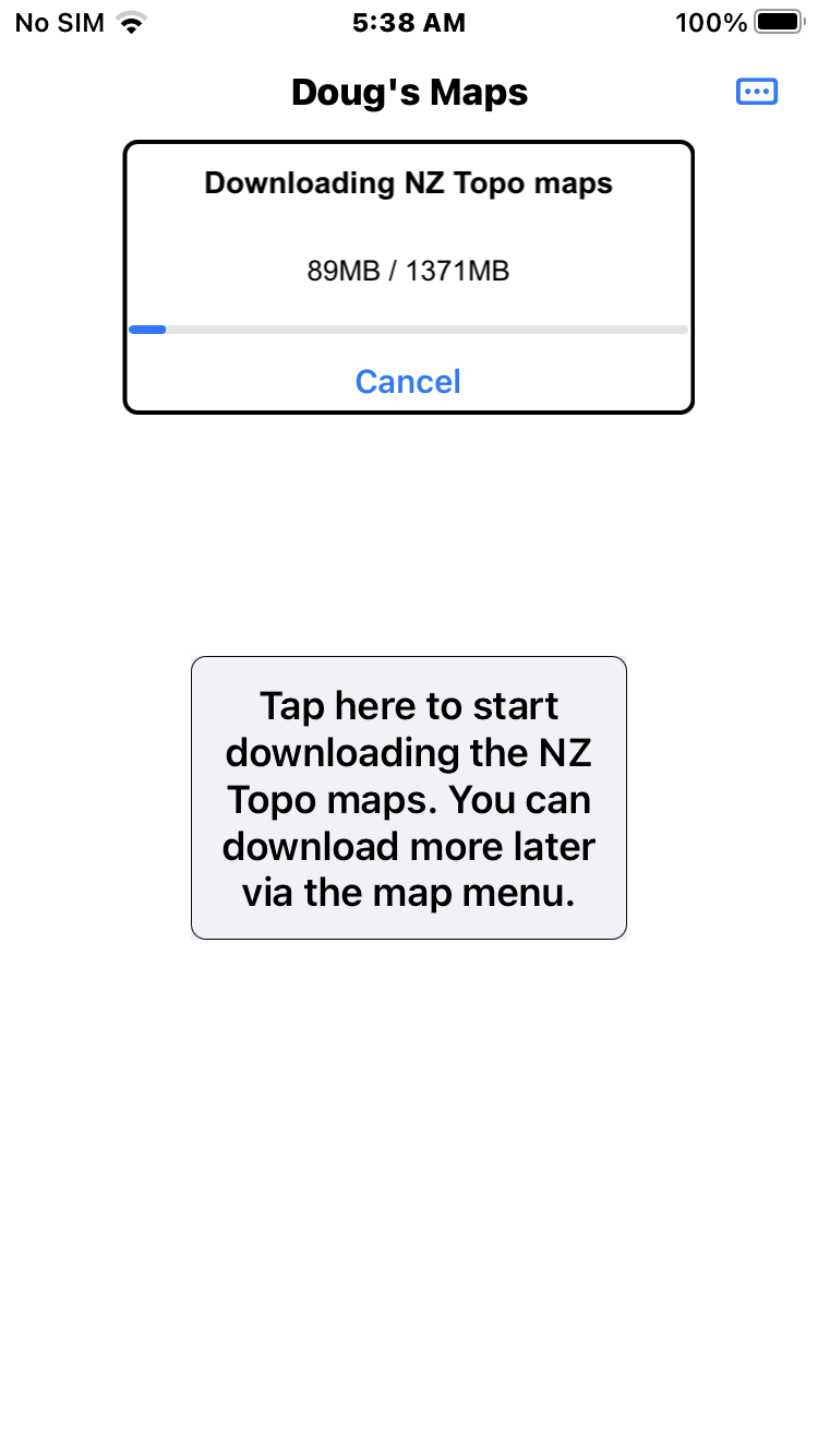 Getting started (iPhone) – Dougs Maps