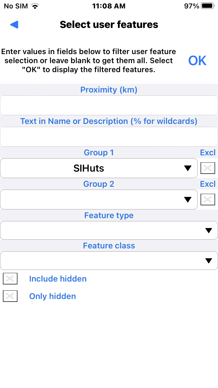 DOC huts (iPhone) – Dougs Maps